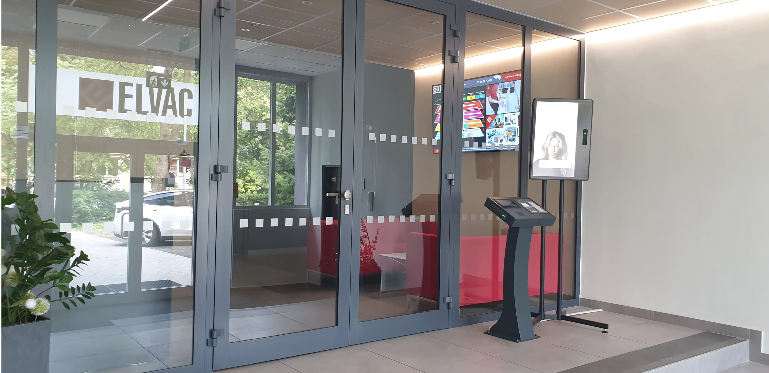 Electronic Receptionist Eliška at ELVAC a.s. | aReception.ai